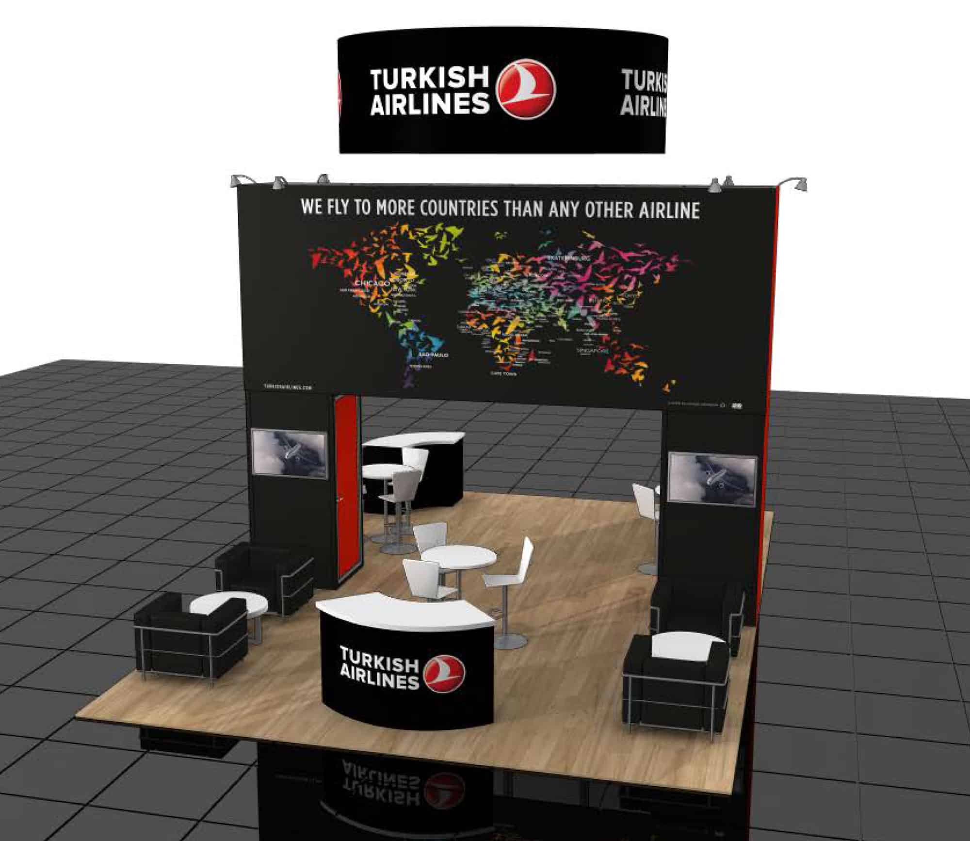 Turkish Airlines - Orlando Rental Exhibits