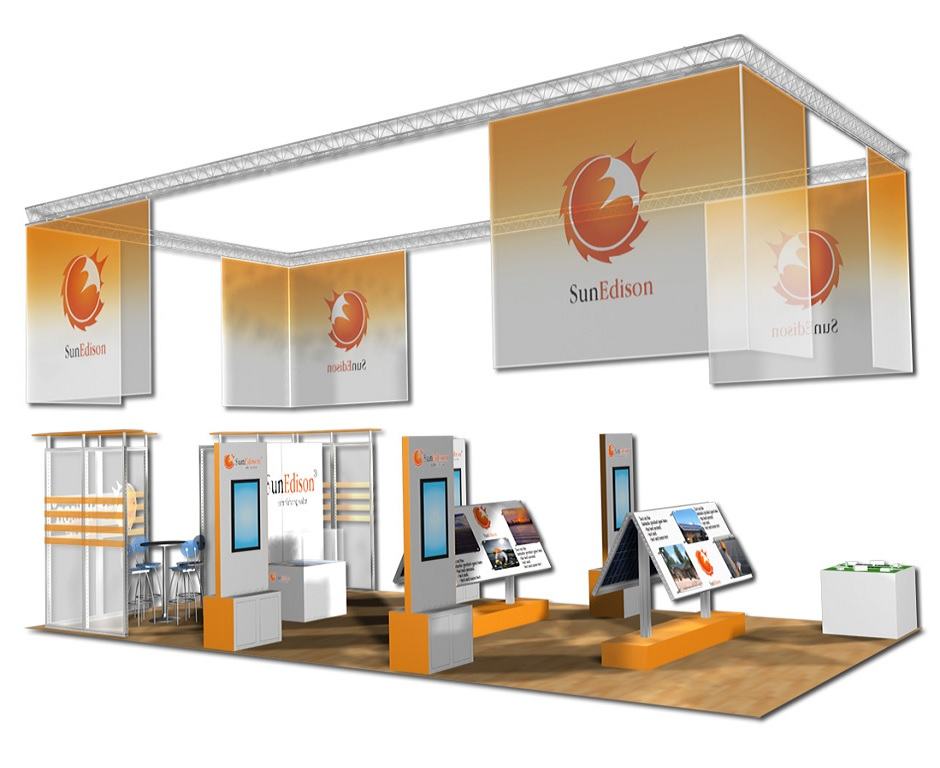30ft - 100ft Trade Show Exhibit Rentals - Orlando Rental Exhibits
